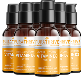 Vitamin D3 Organic Liquid | Highest Quality with Liposomes | PuraTHRIVE